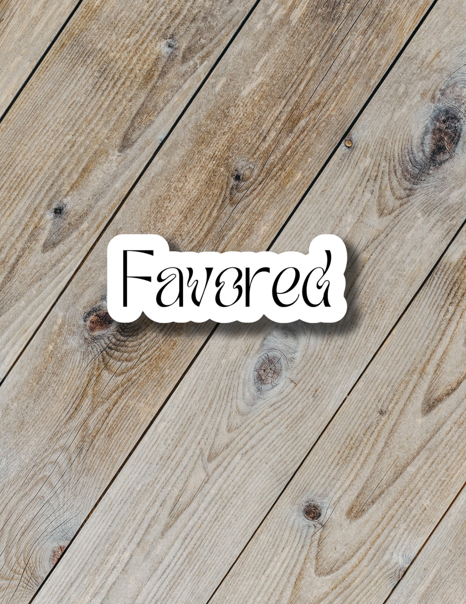 Favored Sticker - Etsy