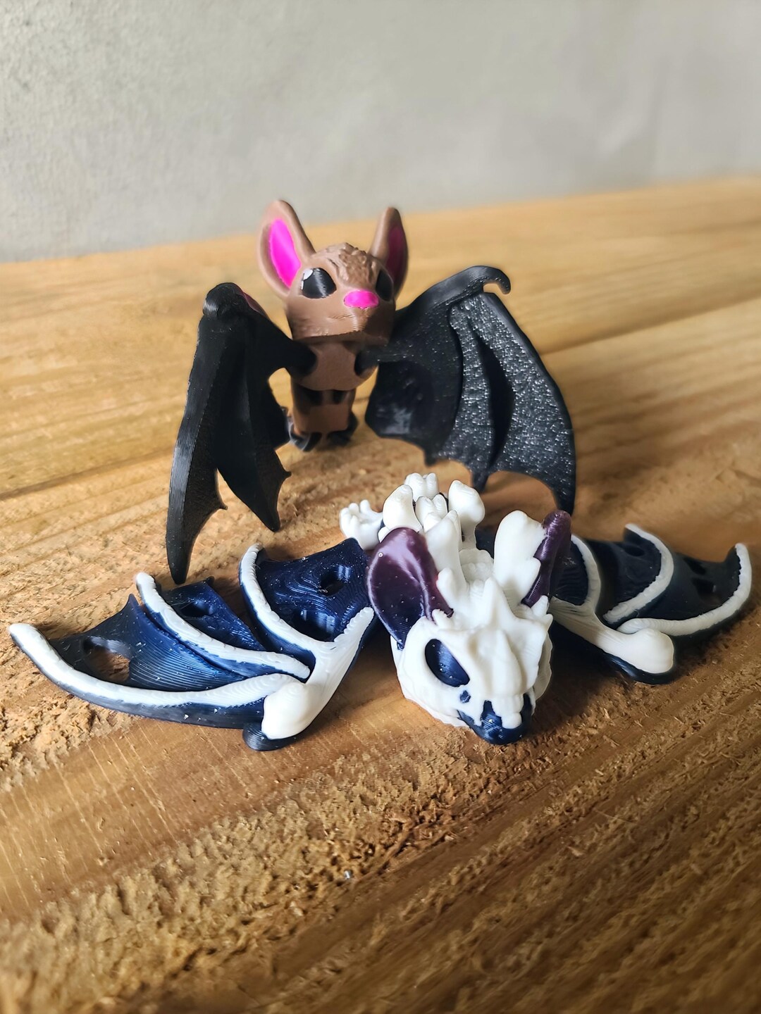 Bat - 3D Printed Articulated Fidget Toy - Etsy