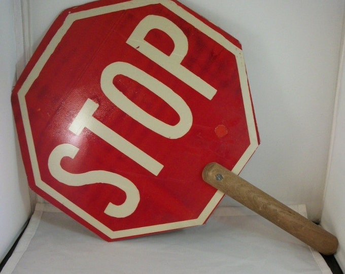 Crossing Guard Stop Sign Handmade Crossing Guard Sign - Etsy