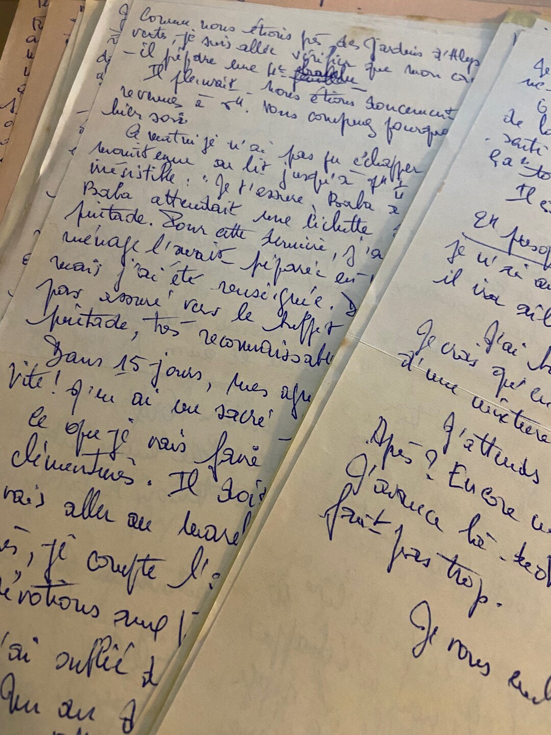 1939 to 1941 Collection of Daily Writings in French Selling in Groups ...