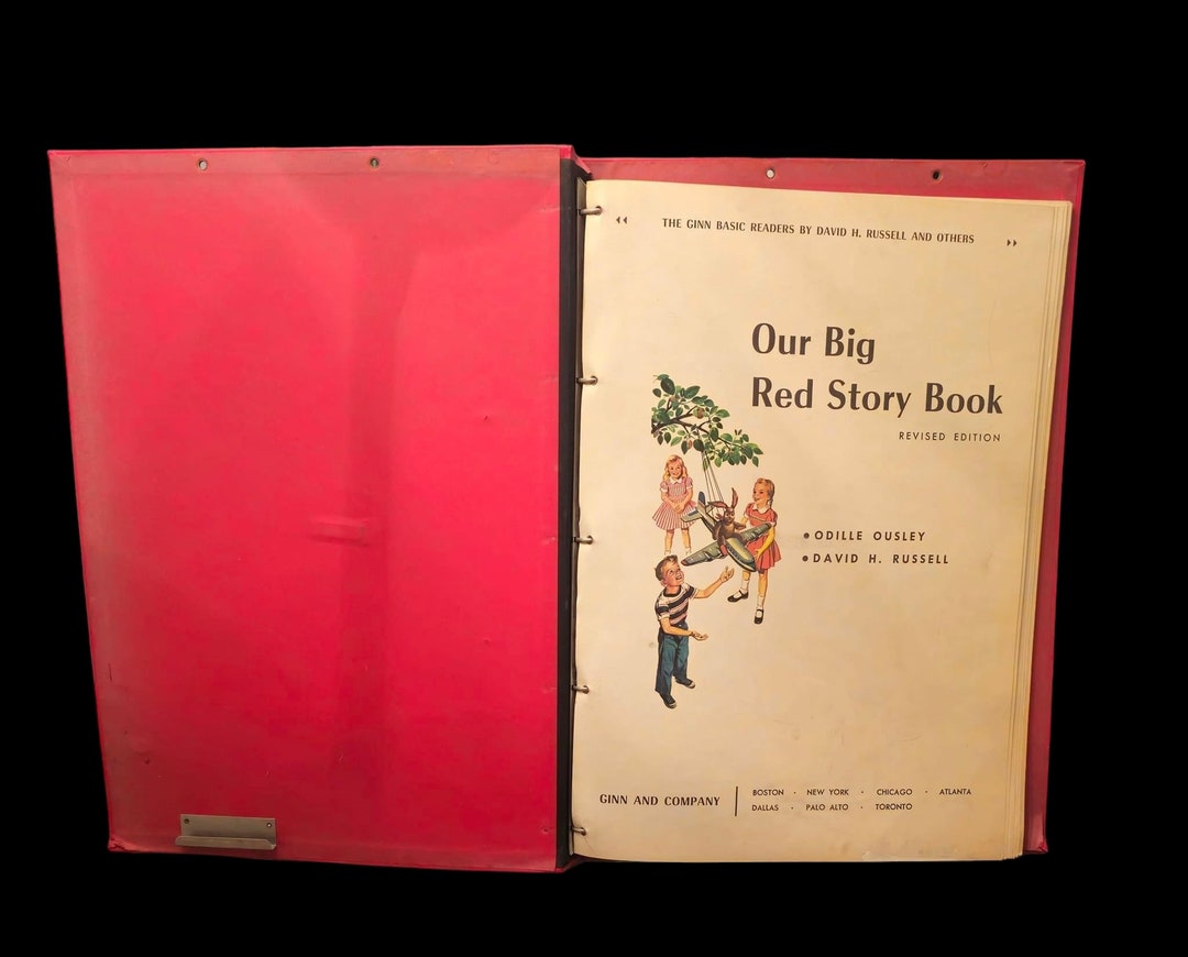 1957 Our Big Red Story Book: Vintage Teacher's Classroom Reader - Etsy