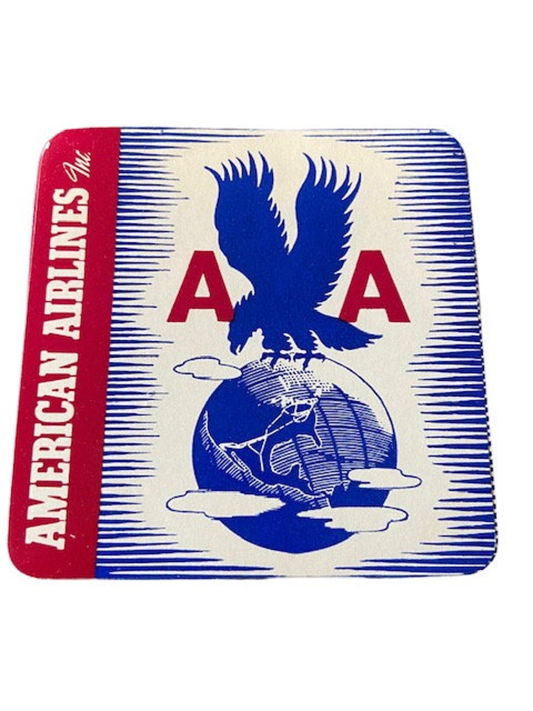 Vintage Paper Luggage Label American Airlines Vintage Luggage Label - Etsy