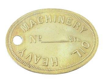 Antique Brass Tag | Etsy
