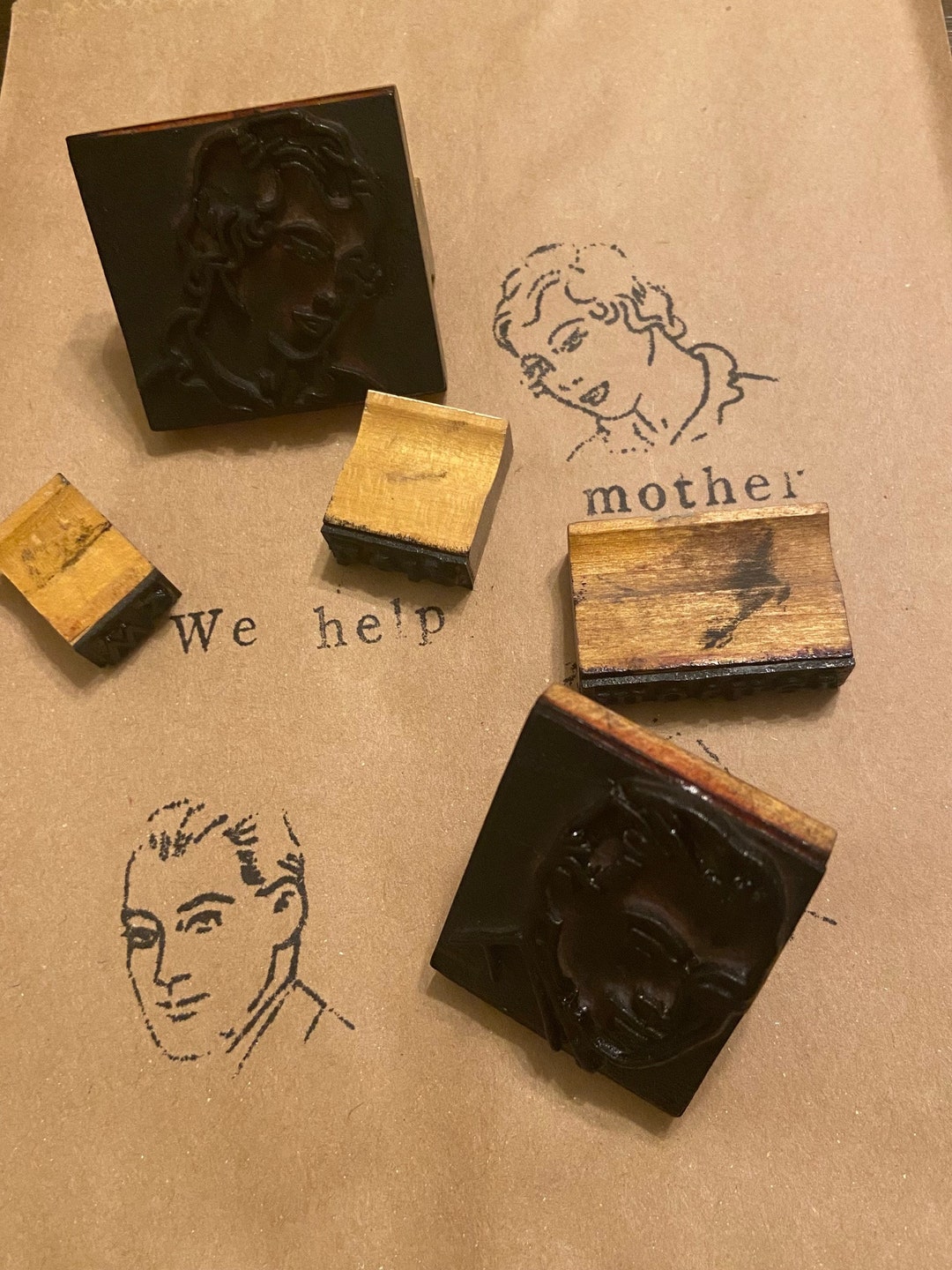 Antique Teachers Classroom Ink Stamps 1933 Teachers Ink Stamps Antique ...