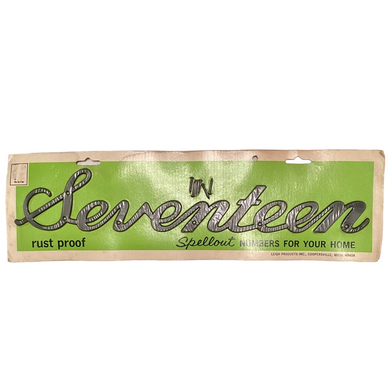 Cursive House Numbers - Etsy