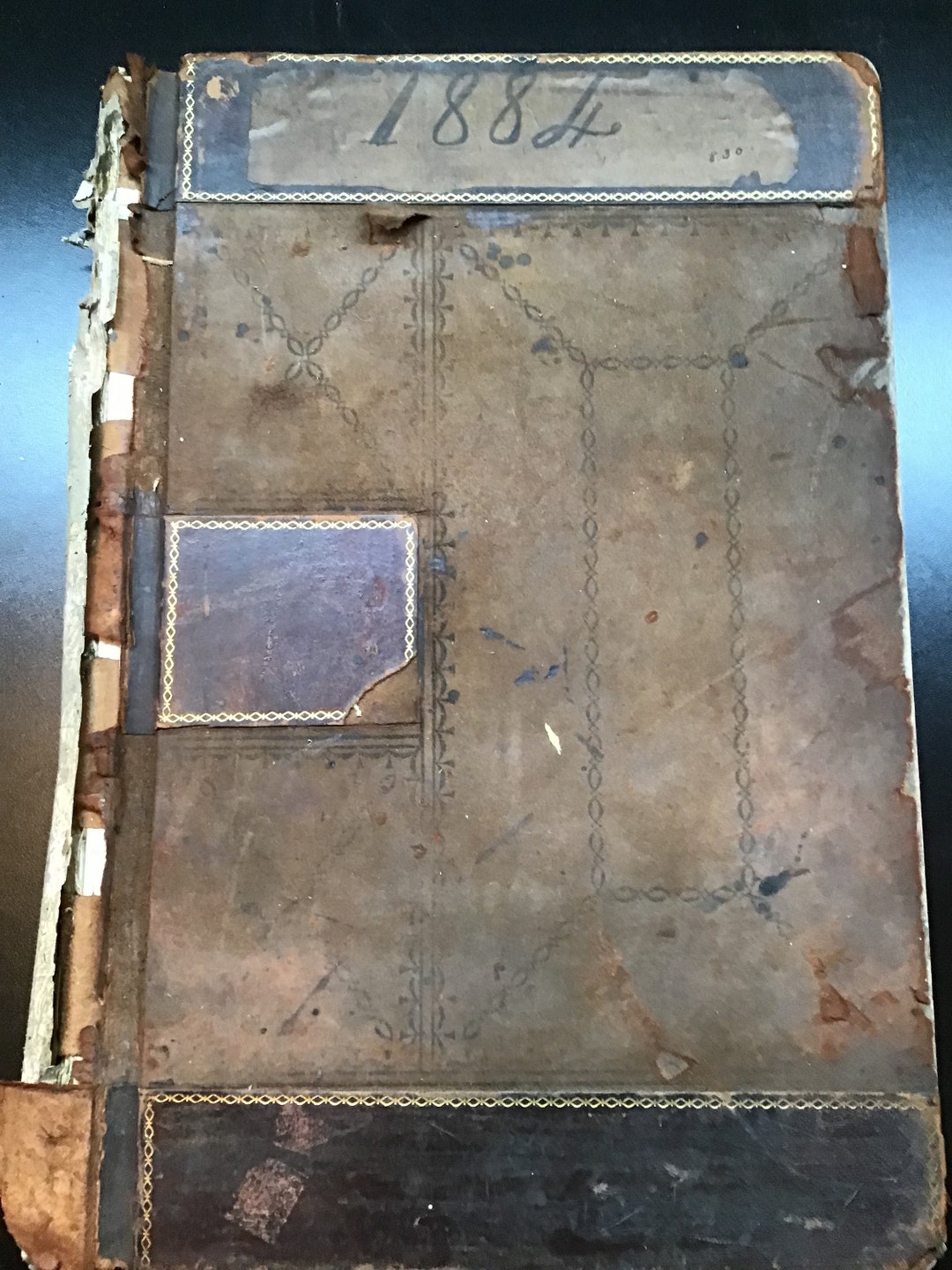 Antique Ledger Handwritten Pages Guilt Free Ledger for Collage, Junk ...