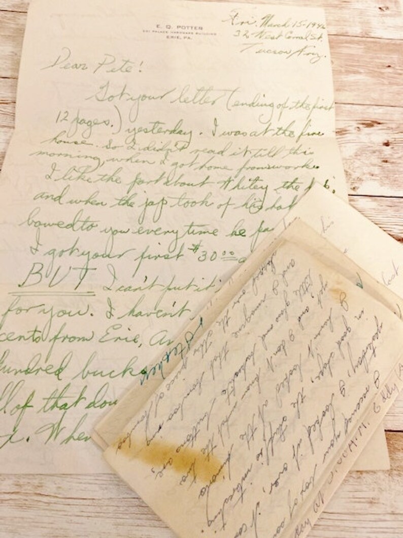 Vintage Handwritten Letters With Envelopes Dates Vary Wide - Etsy