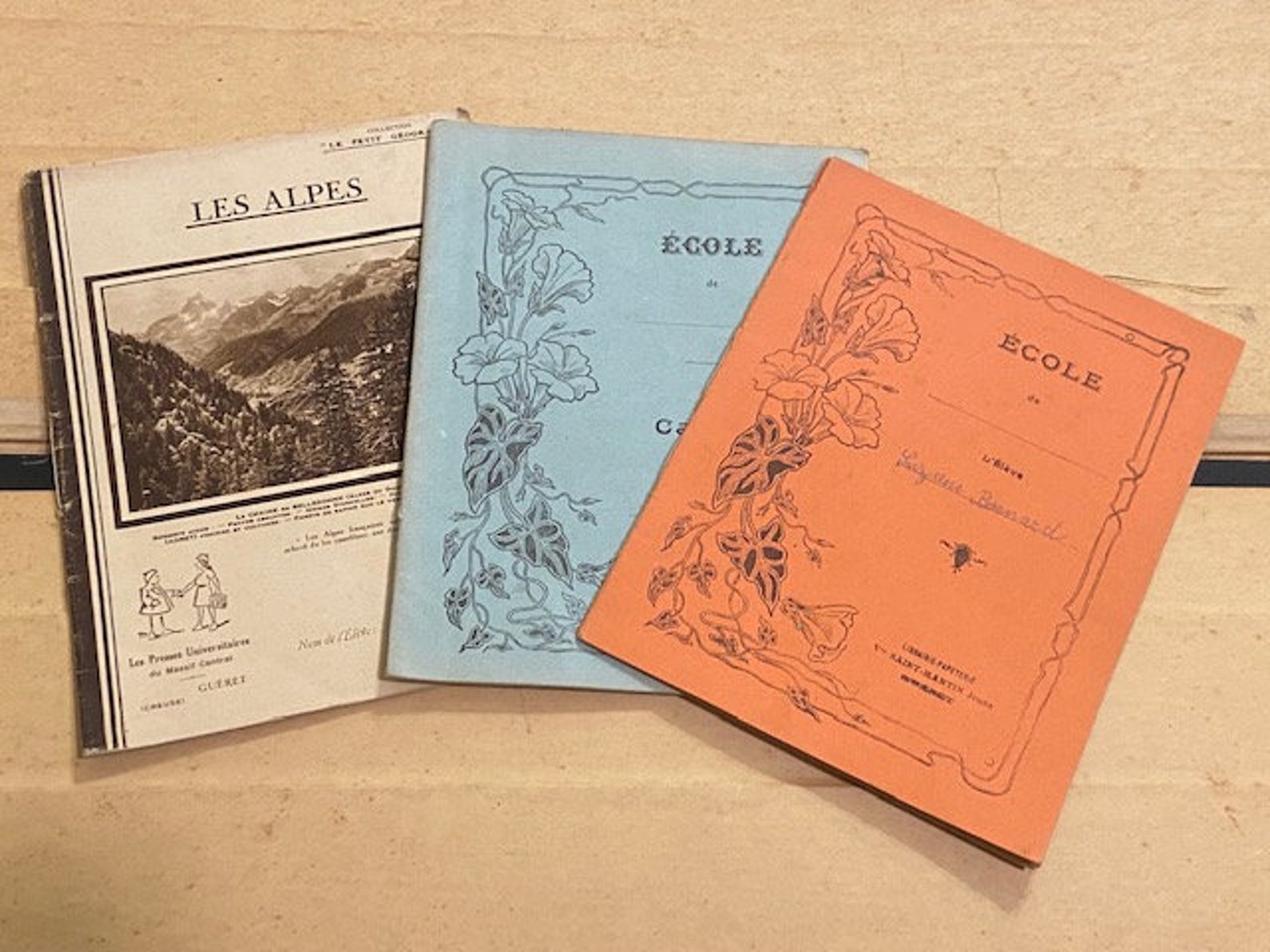 Early 1923 Elementary School French Notebook All in French - Etsy