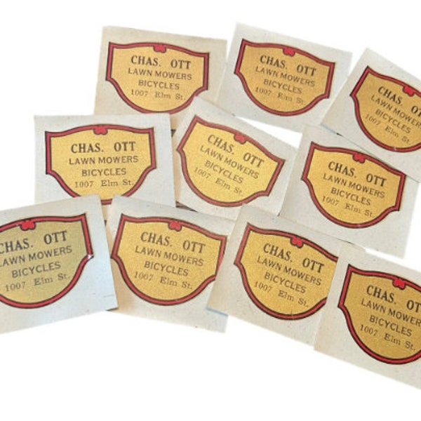 Vintage Bicycle Decals - Etsy