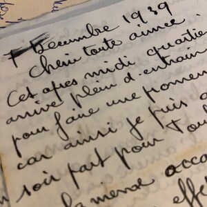 1939 to 1941 Collection of Daily Writings in French Selling in Groups ...