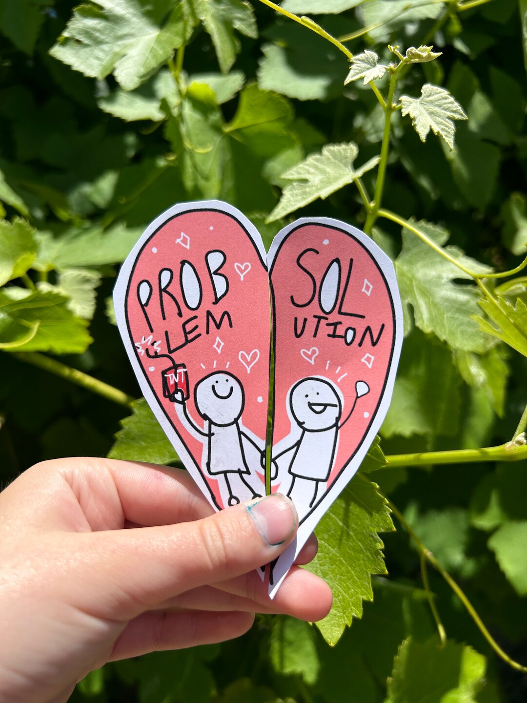Cute Couple Sticker: PROBLEM and SOLUTION! || Vinyl Sticker for Besties ...