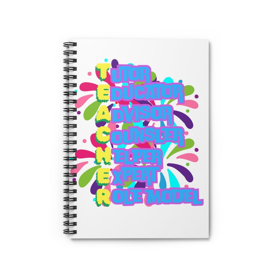 Teacher Appreciation, Notebook, Teacher Gift Idea, Journal, Appreciate ...