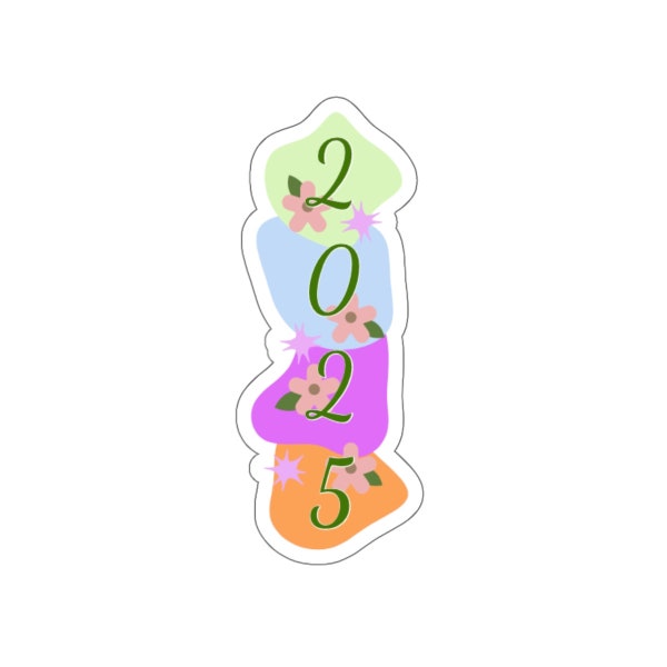 2025 Number Stickers - Etsy
