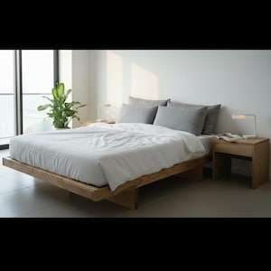 Basic Kyoto Platform Bed, Modern Design Bed, Japanese Inspired Design ...