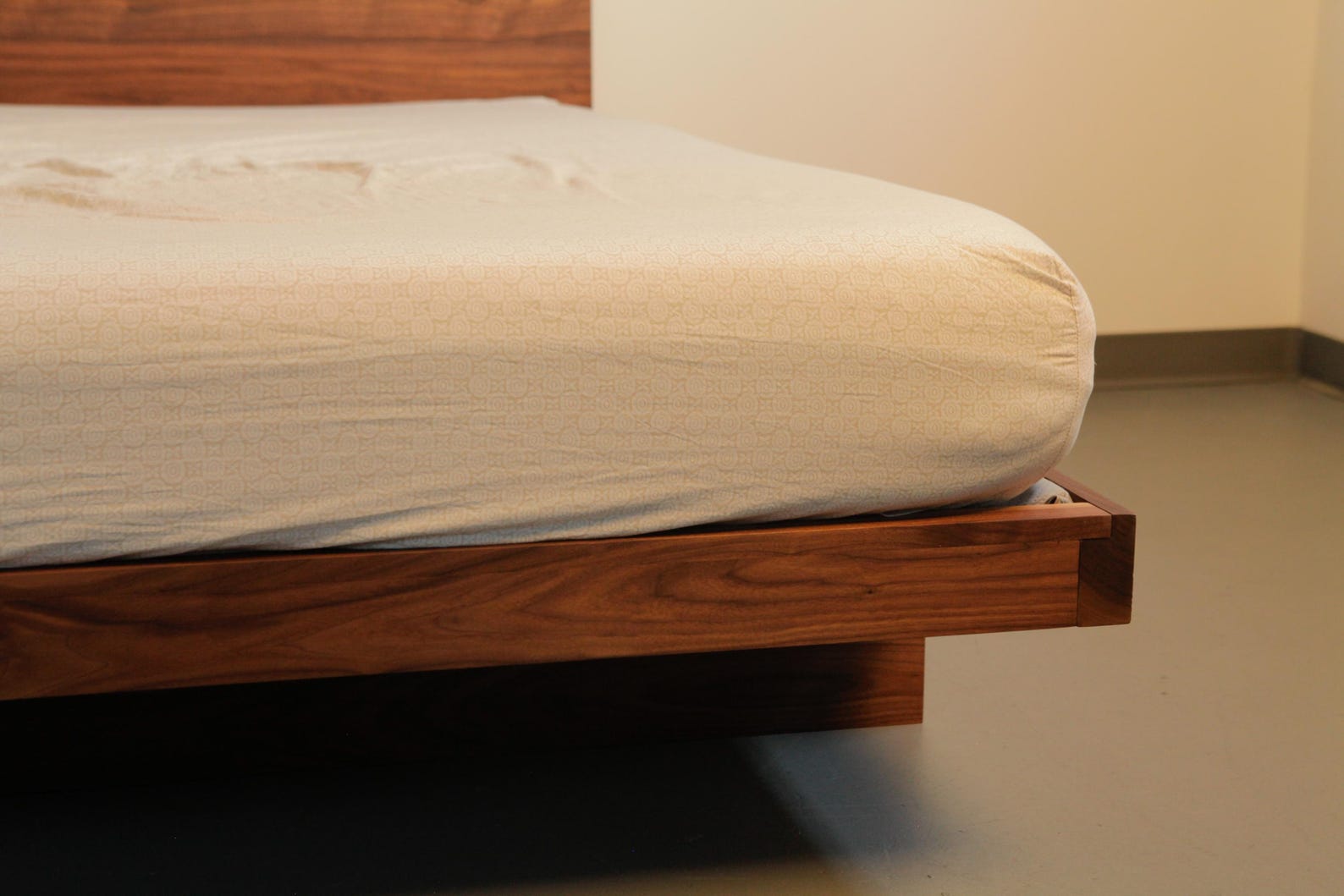 Kyoto Bed With Headboard, Modern Design Bed, Japanese Joinery Design ...