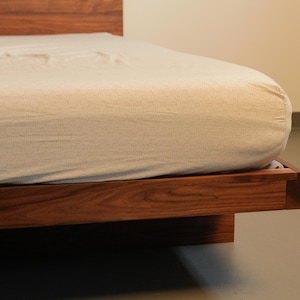 Kyoto Bed With Headboard, Modern Design Bed, Japanese Joinery Design ...