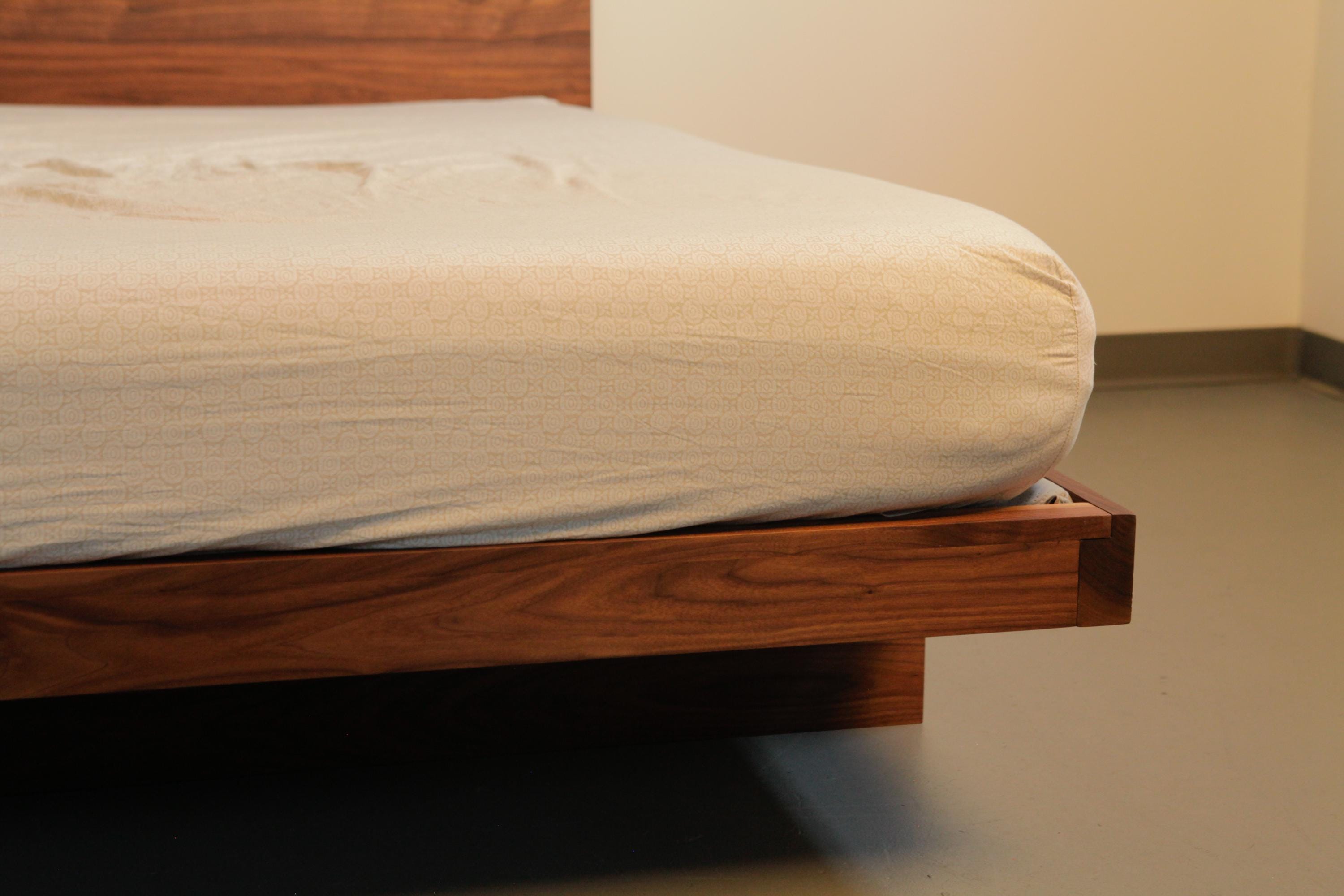 Kyoto Bed With Headboard, Modern Design Bed, Japanese Joinery Design ...