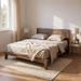 Castle Joint Bed With Headboard, Japanese Joinery Bed, Solid Wood Bed ...