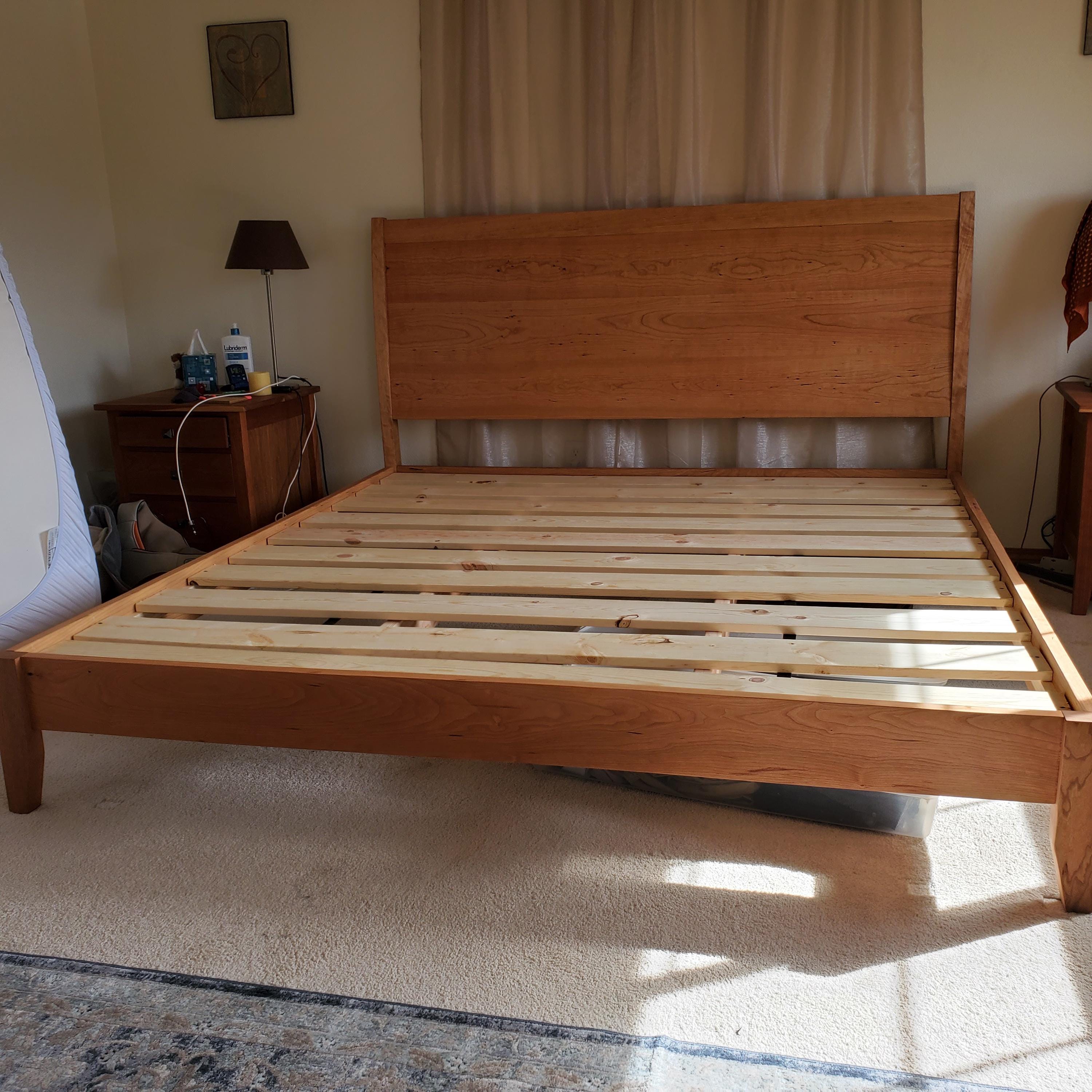 Portland Studio Bed, Solid Wood Bed Frame, Headboard Bed Frame ...