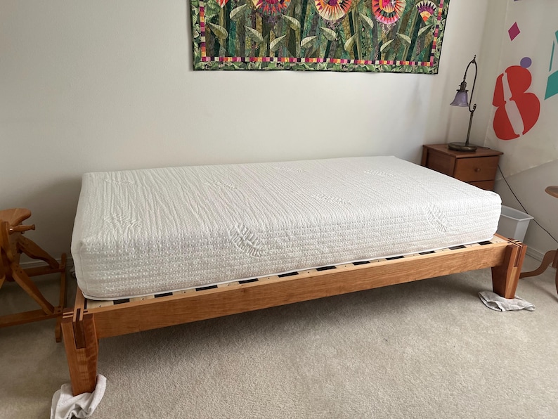 Castle Joint Basic Bed, Japanese Joinery Basic Bed, Solid Wood Bed ...