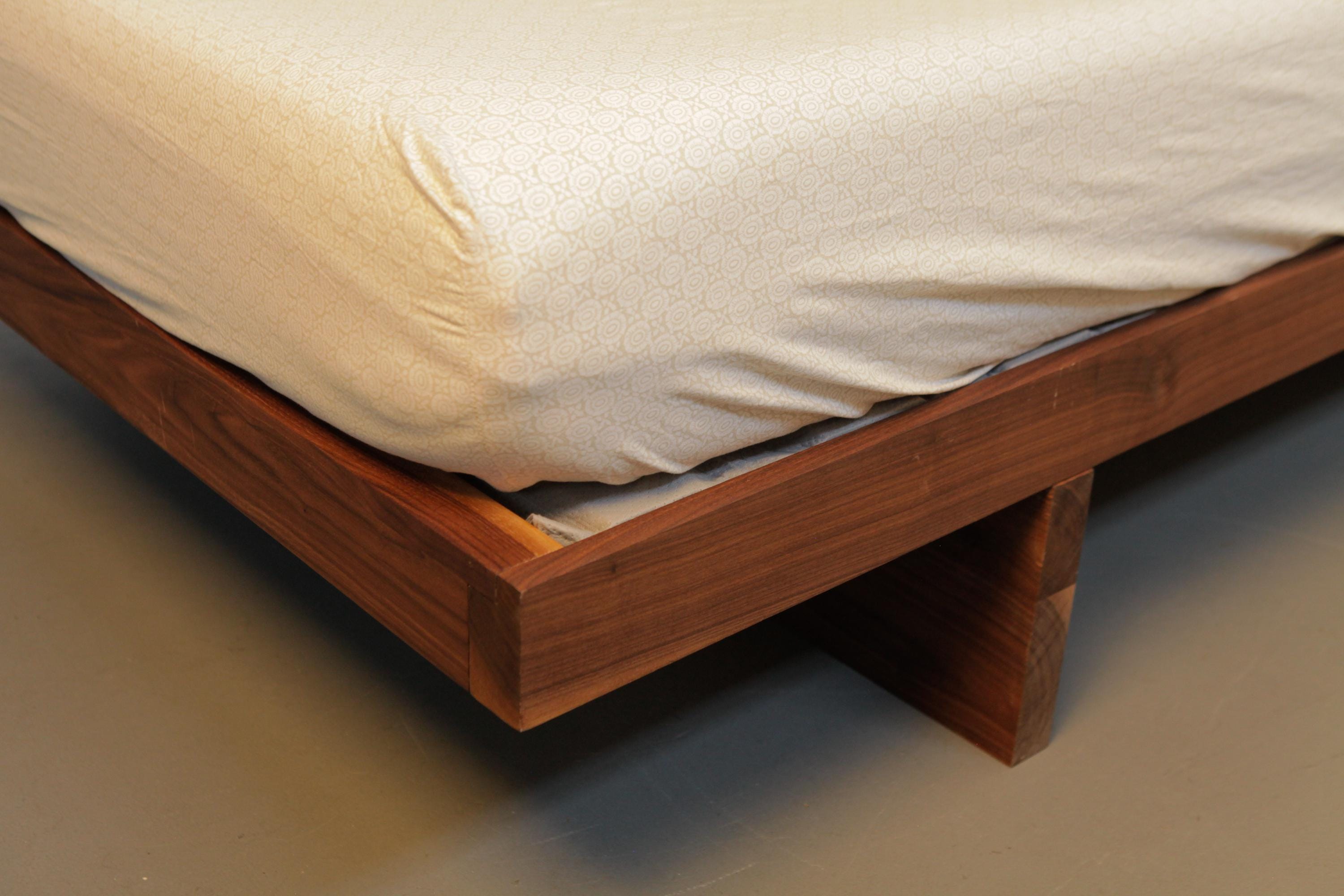 Kyoto Bed With Headboard, Modern Design Bed, Japanese Joinery Design ...