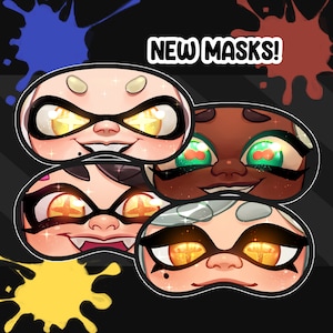 Splatoon 3 Deep Cut Eye Masks [RESTOCK + New Masks!] - Etsy UK
