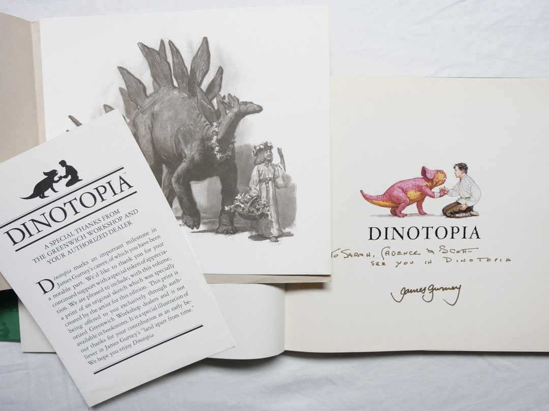 Dinotopia A Land Apart From Time James Gurney Signed First Edition ...