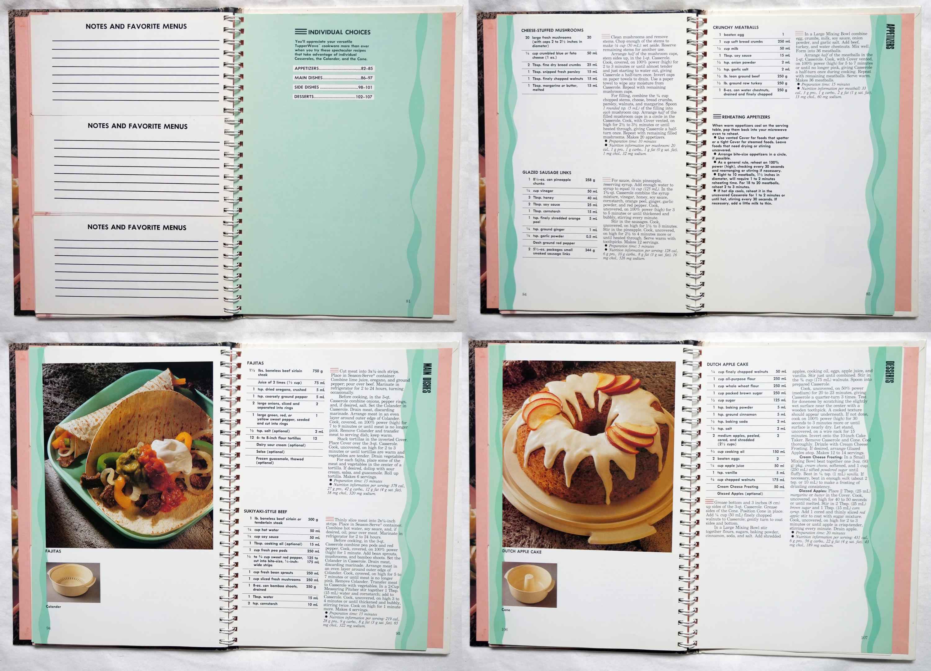 Vintage Tupperware Cookbook / Stack-cooked Meals / Microwave Cookbook ...