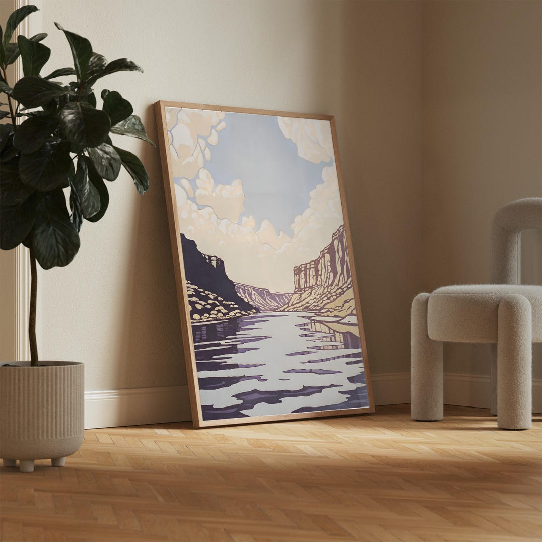 Colorado River Wall Art - River Landscape Art, Scenic Colorado Art ...