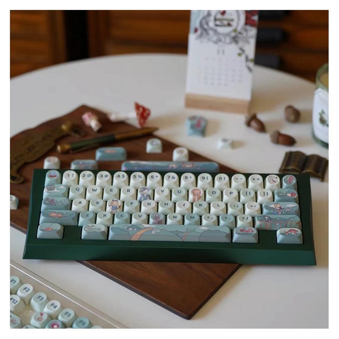 SOA Keycaps the Wizard of Oz 142 Keys Gift Cute Key Cap Square Thermal ...