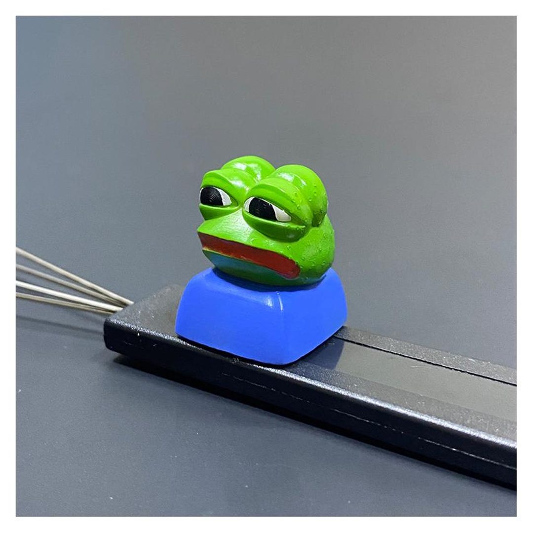 Pepe Frog Keycaps of All Kinds Sad Pepe Love Pepe Cafe Pepe Hooray Pepe ...