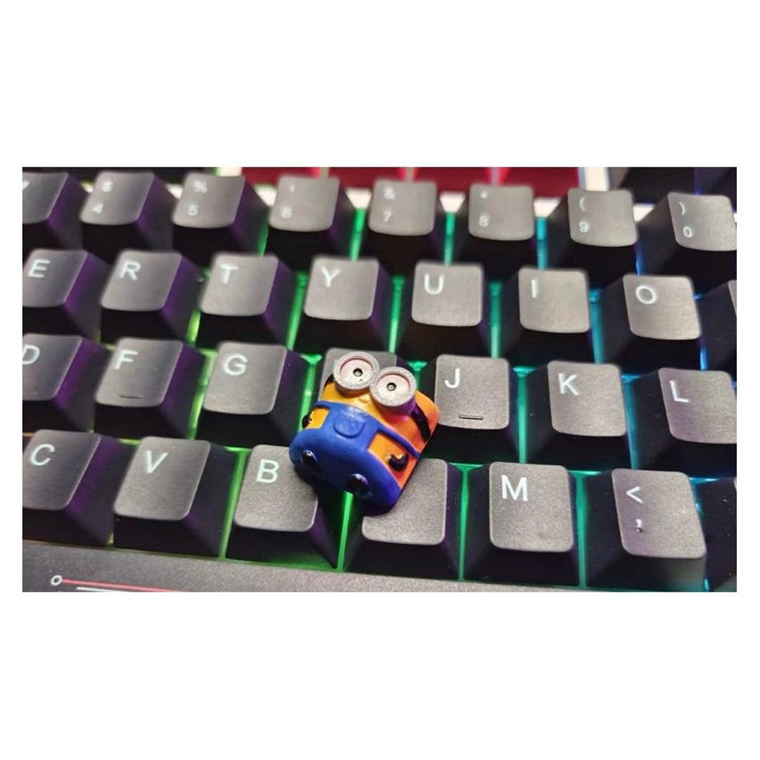 Minion Keycap Minion Keyboard Button, Artisan Keycap, Custom Keycap ...
