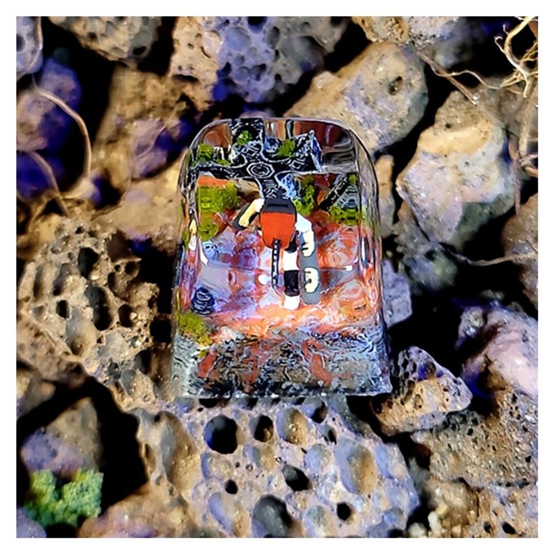 Chain.saw Man Keycap, Chain.saw Man Character Mechanical Keyboard ...