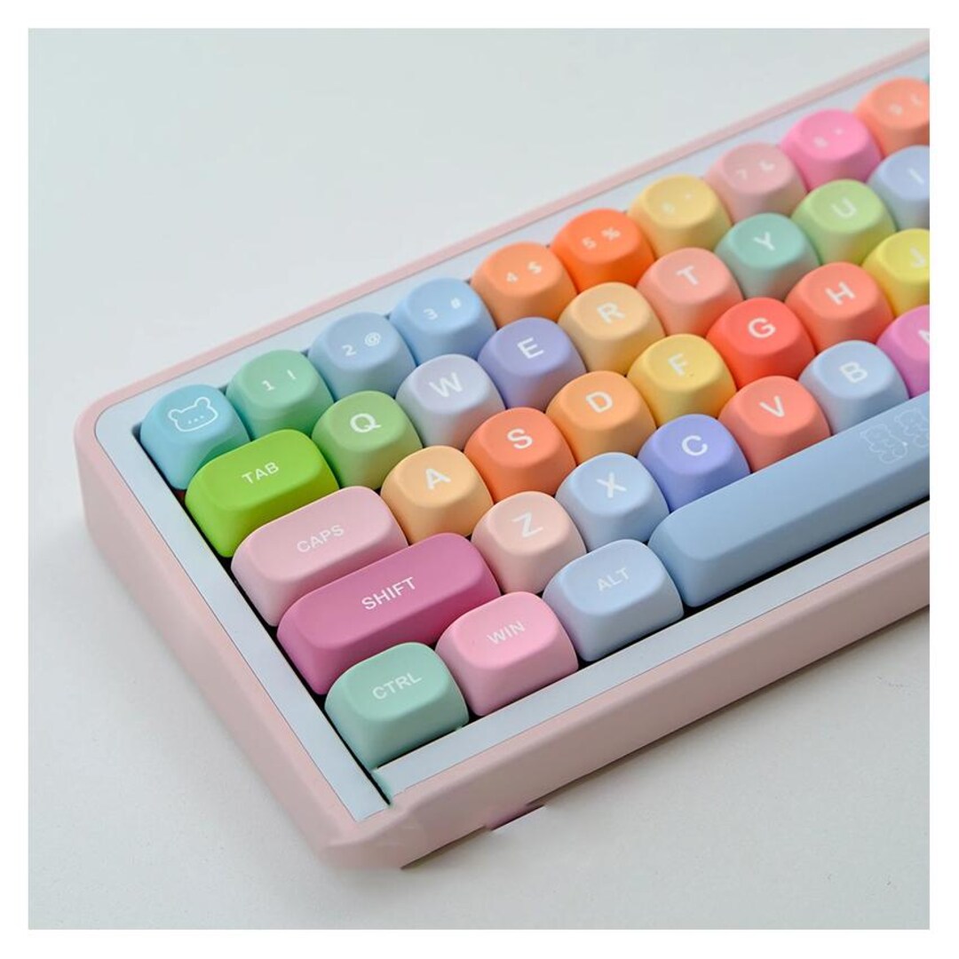 Kbdiy 141 Keys PBT Profile Gummy Bears Keycaps Set Color ISO Similar ...