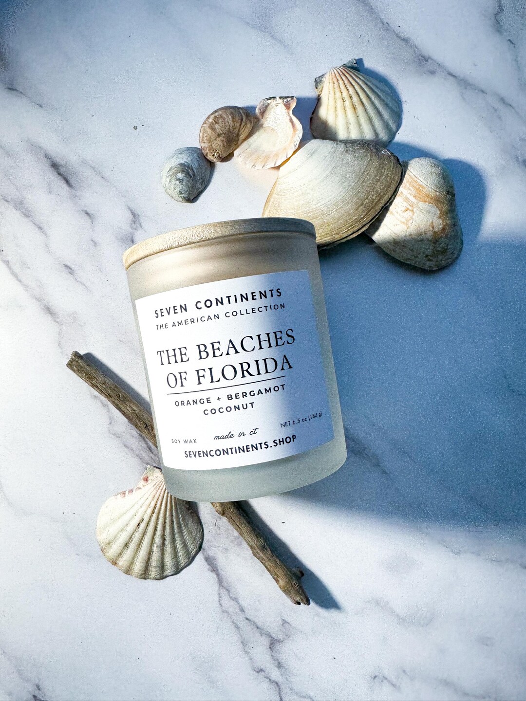 Florida Beaches Candle: Tropical Coconut Soy Wax Candle - Etsy