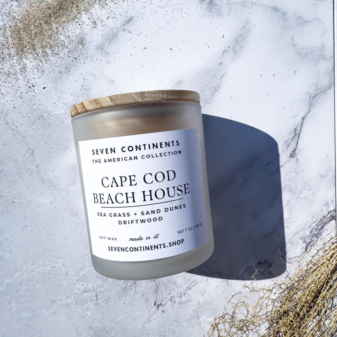 Cape Cod Beach House Candle: Coastal Scented Soy Wax Candle - Etsy