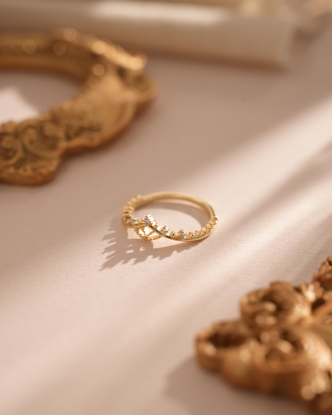 18k Tiara Crown Ring，princess Crown V Shape Ring，sterling Silver Ring ...