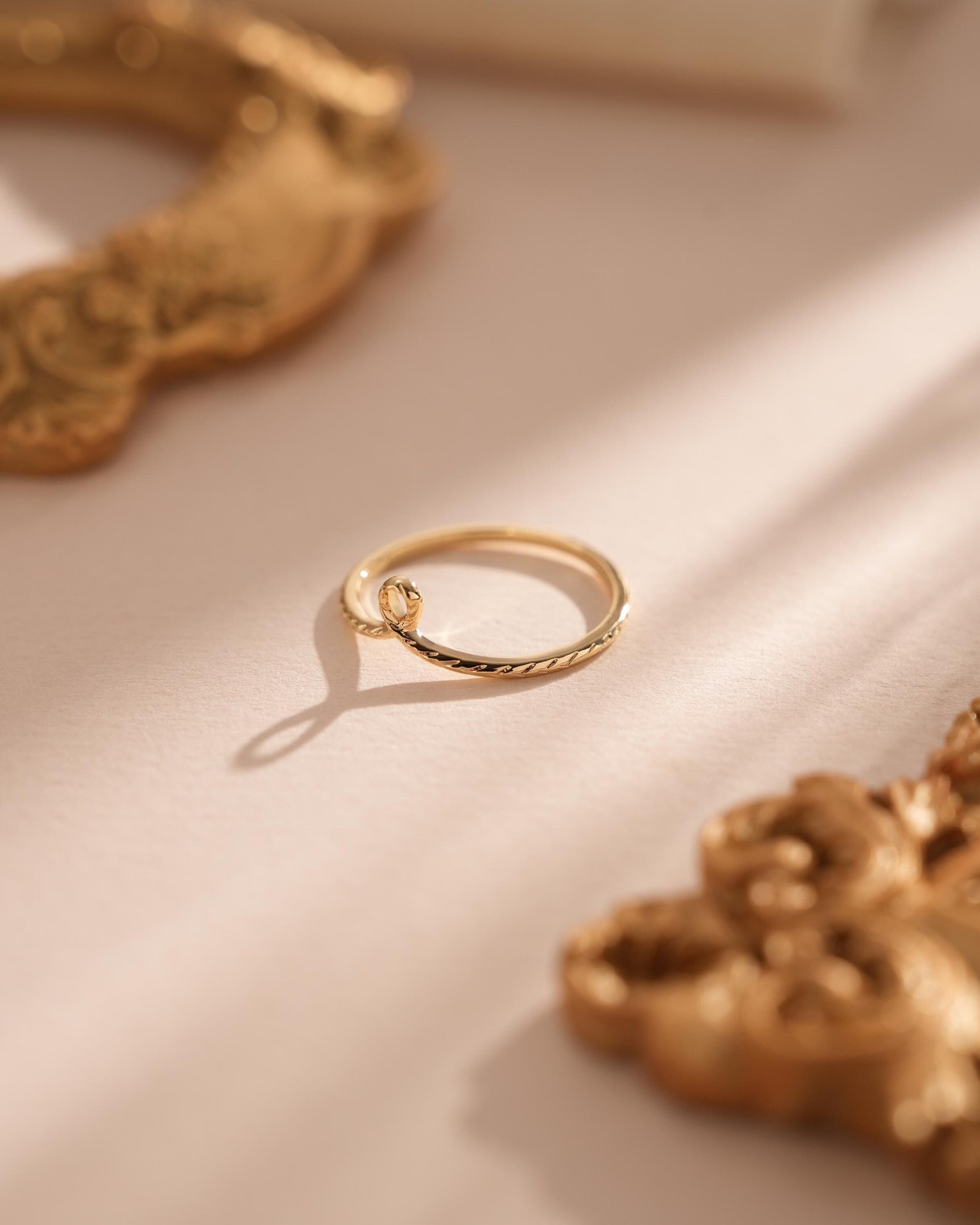 18k Twisted V Ring: Sterling Silver Chevron Wishbone Ring - Etsy