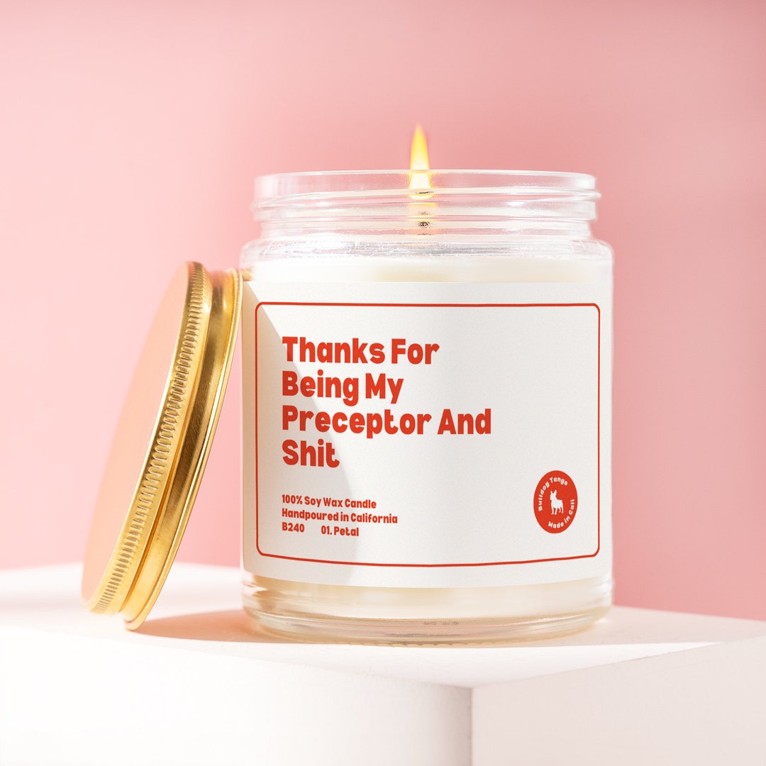 Nurse Preceptor Thank You Gift Funny Candle Nursing School Clinical ...