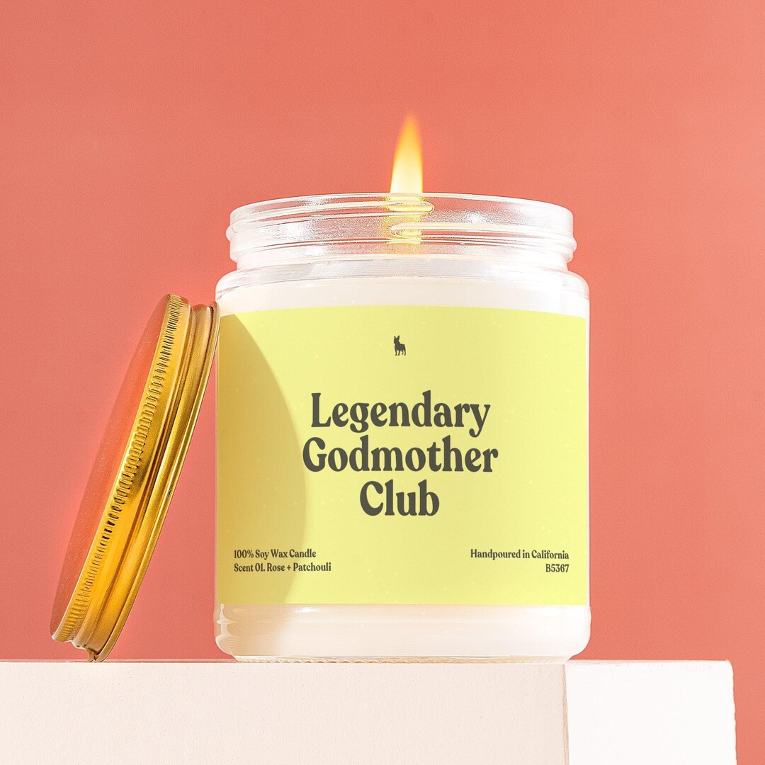 Godmother Gift Box Family Pop Color Candle Godparent Religious Mentor ...