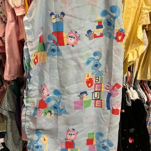 Blues Clues Toddler Bed Flat Sheet - Etsy