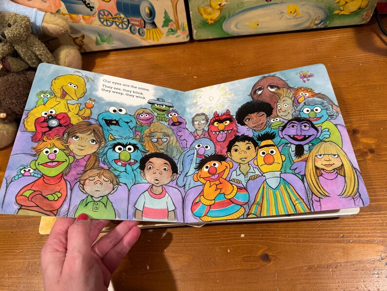 Sesame Street: We're Different, We're the Same - Board Book - Etsy
