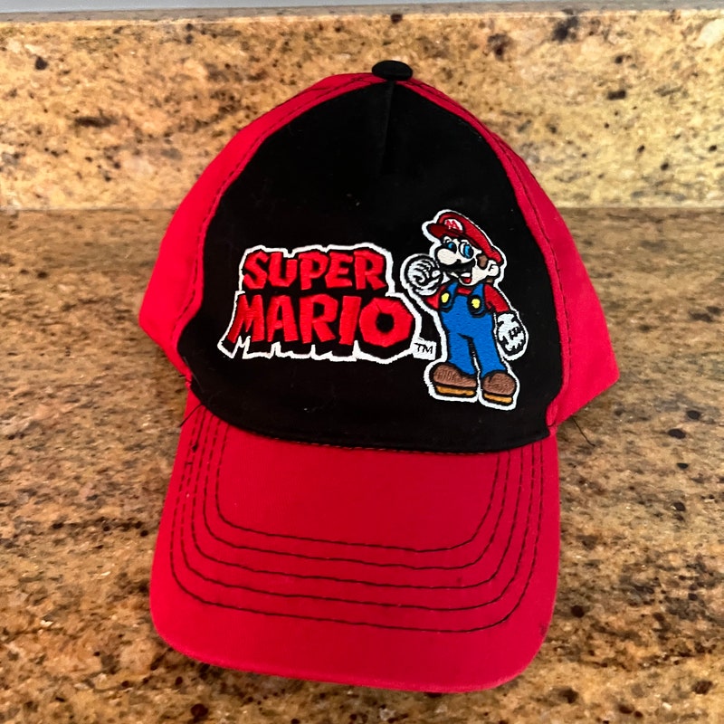 Mario Hat - Etsy