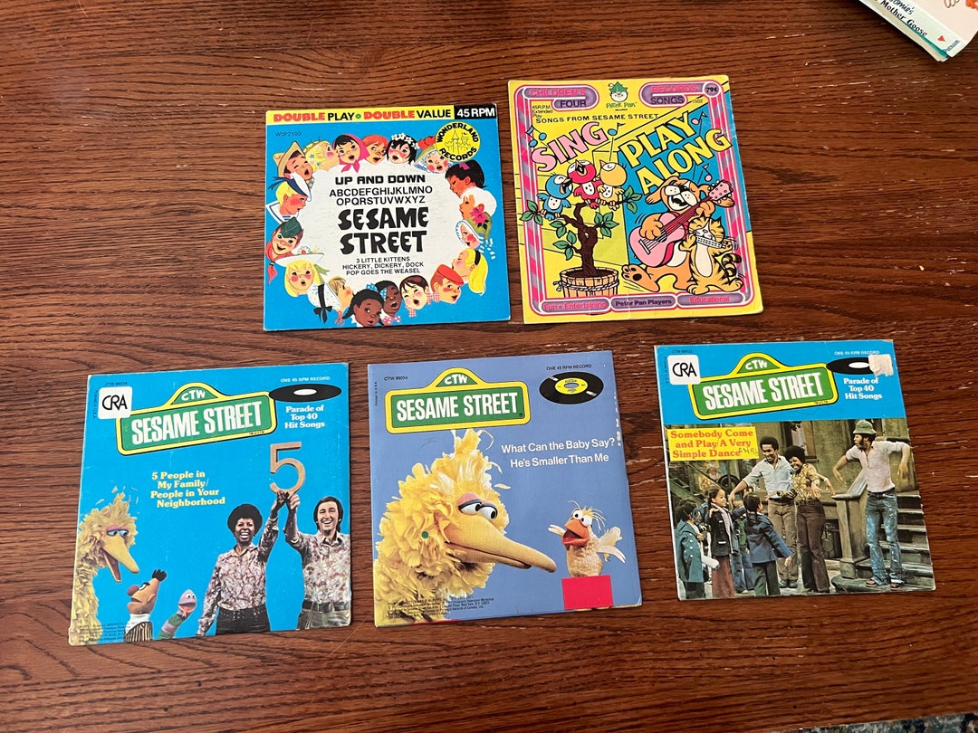 Sesame Street Records and Books - Etsy