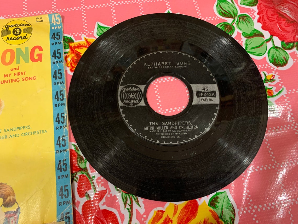 Alphabet Record - Etsy