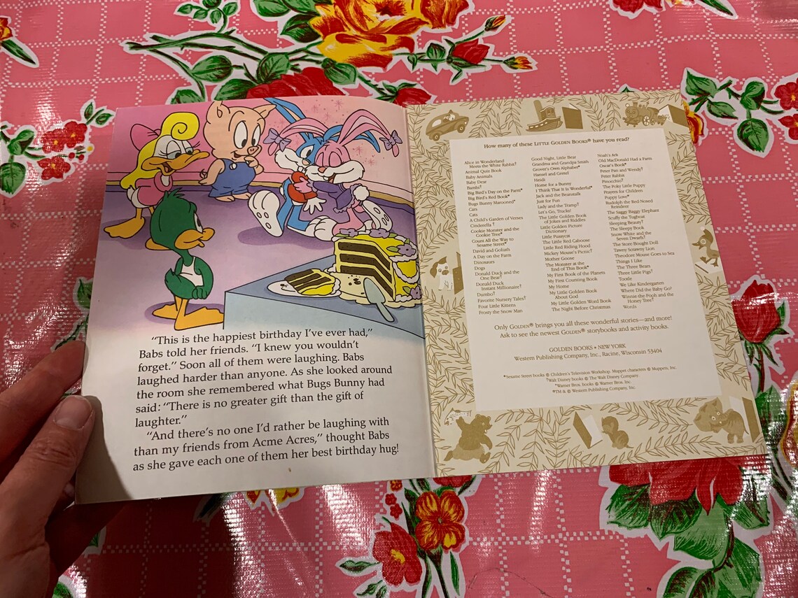 Tiny Toon Adventures Golden Book - Etsy