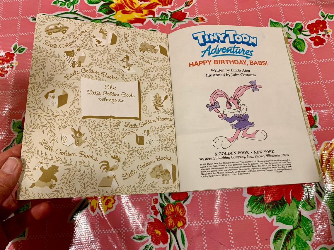 Tiny Toon Adventures Golden Book - Etsy