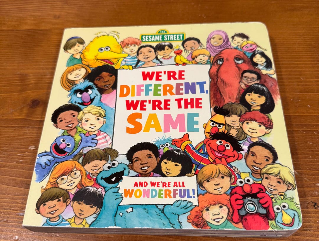 Sesame Street: We're Different, We're the Same - Board Book - Etsy