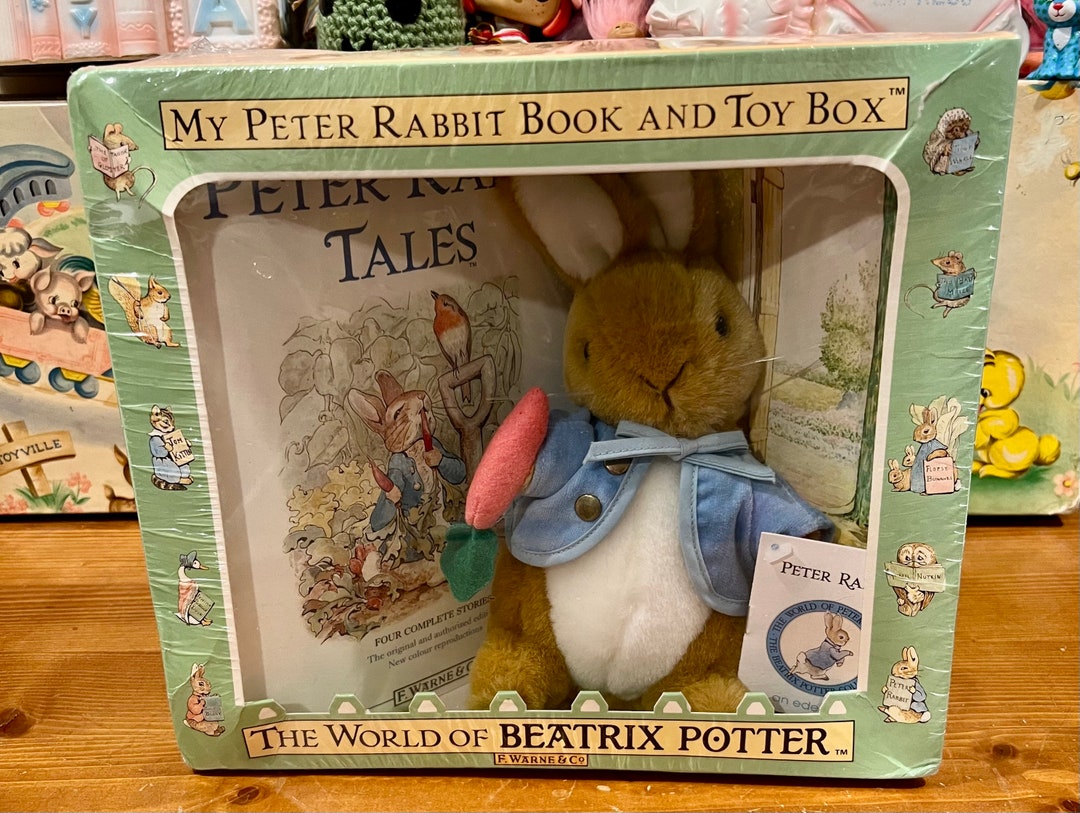 Peter Rabbit and Book Set - Etsy