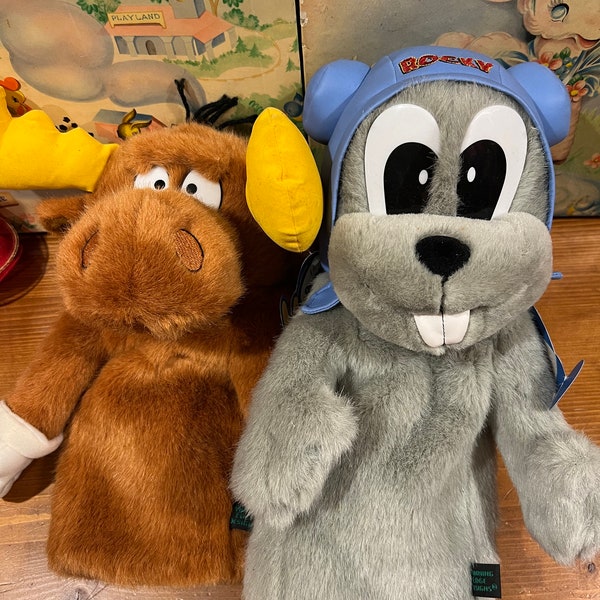 Rocky and Bullwinkle - Etsy